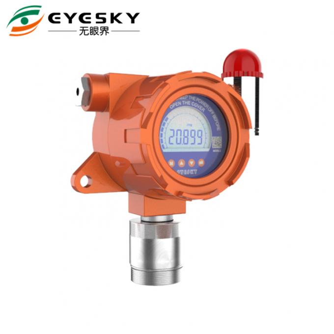 IP66 Fixed Gas Flammable Combustible Gas Detector Exd II CT6 With LCD ...