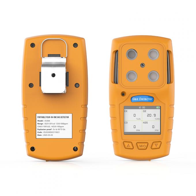 Handheld Combustible Gas Detector 4 In 1 With Audible Visual Alarm