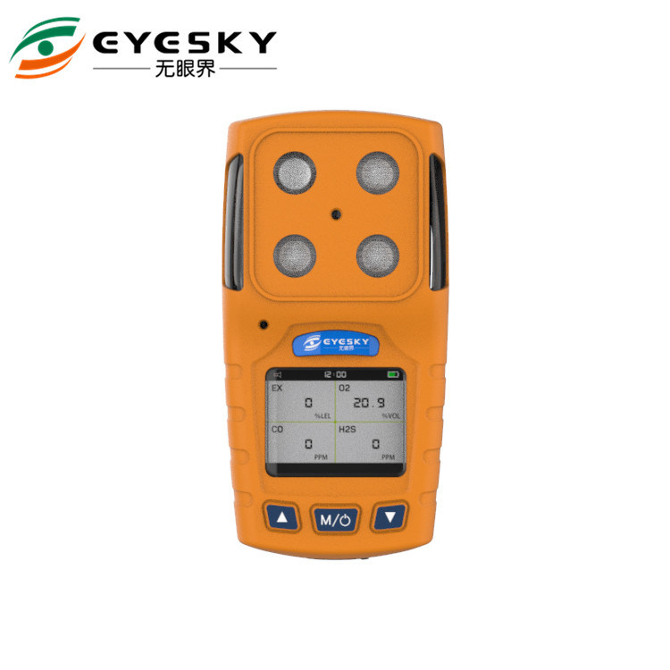 Fast Response Sensor Portable Multi Gas Detector Hazardous TFT Display ...